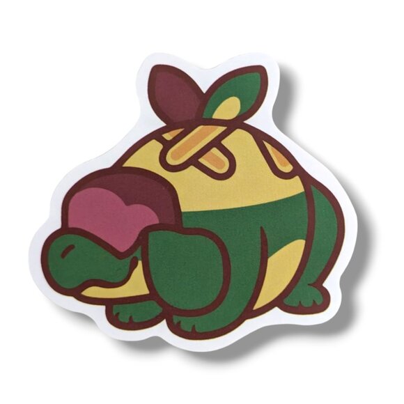 Pokemon | Toys | Pokemon Vinyl Sticker A5 Appletun With Grass Energy ...